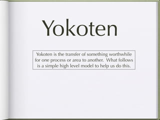 Yokoten: sharing the good | PDF