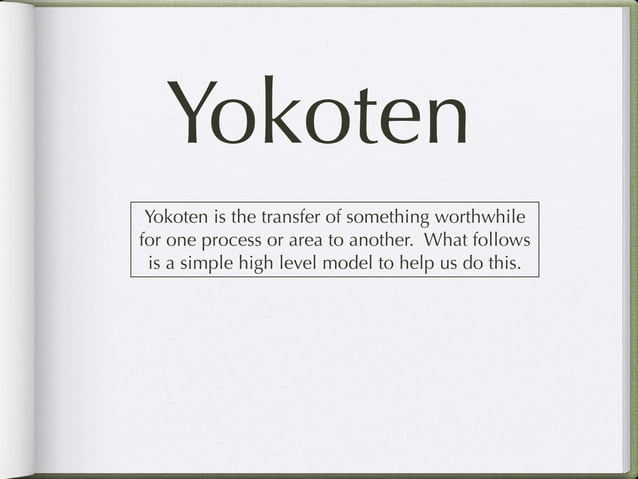 Yokoten: sharing the good | PDF