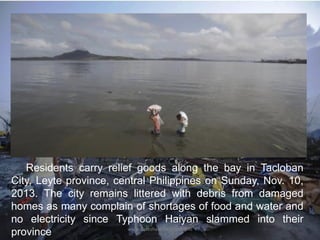 The Scale of Destruction of Typhoon "Haiyan" in Central Visayas ...