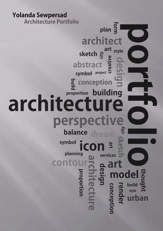 Architecture Portfolio Cover Page Design