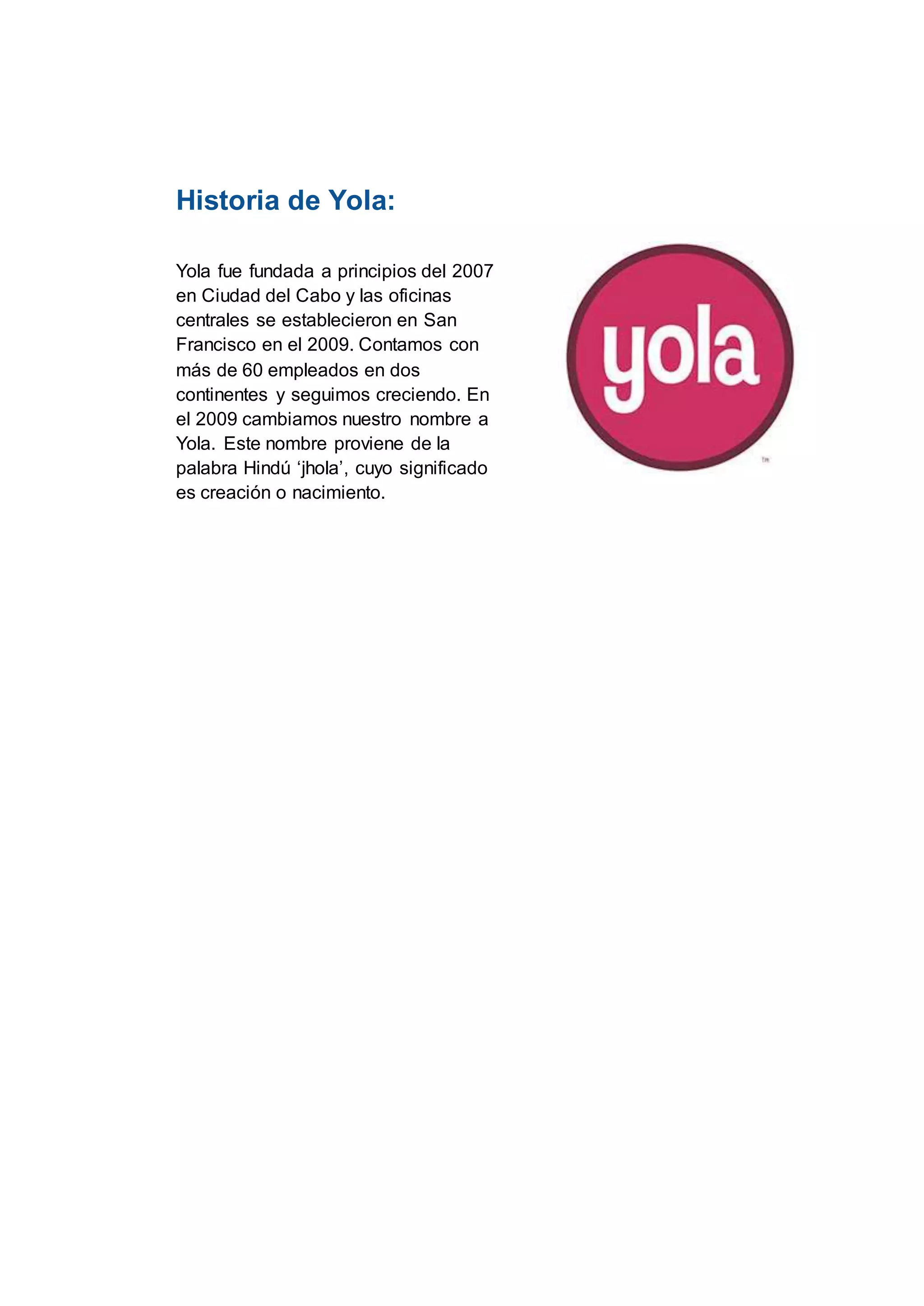 Yola trabajo completo yap | PDF