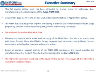 Avago AFEM-8030 Mid Band FEM FBAR-BAW Filter iPhone 6s Plus 2016 ...