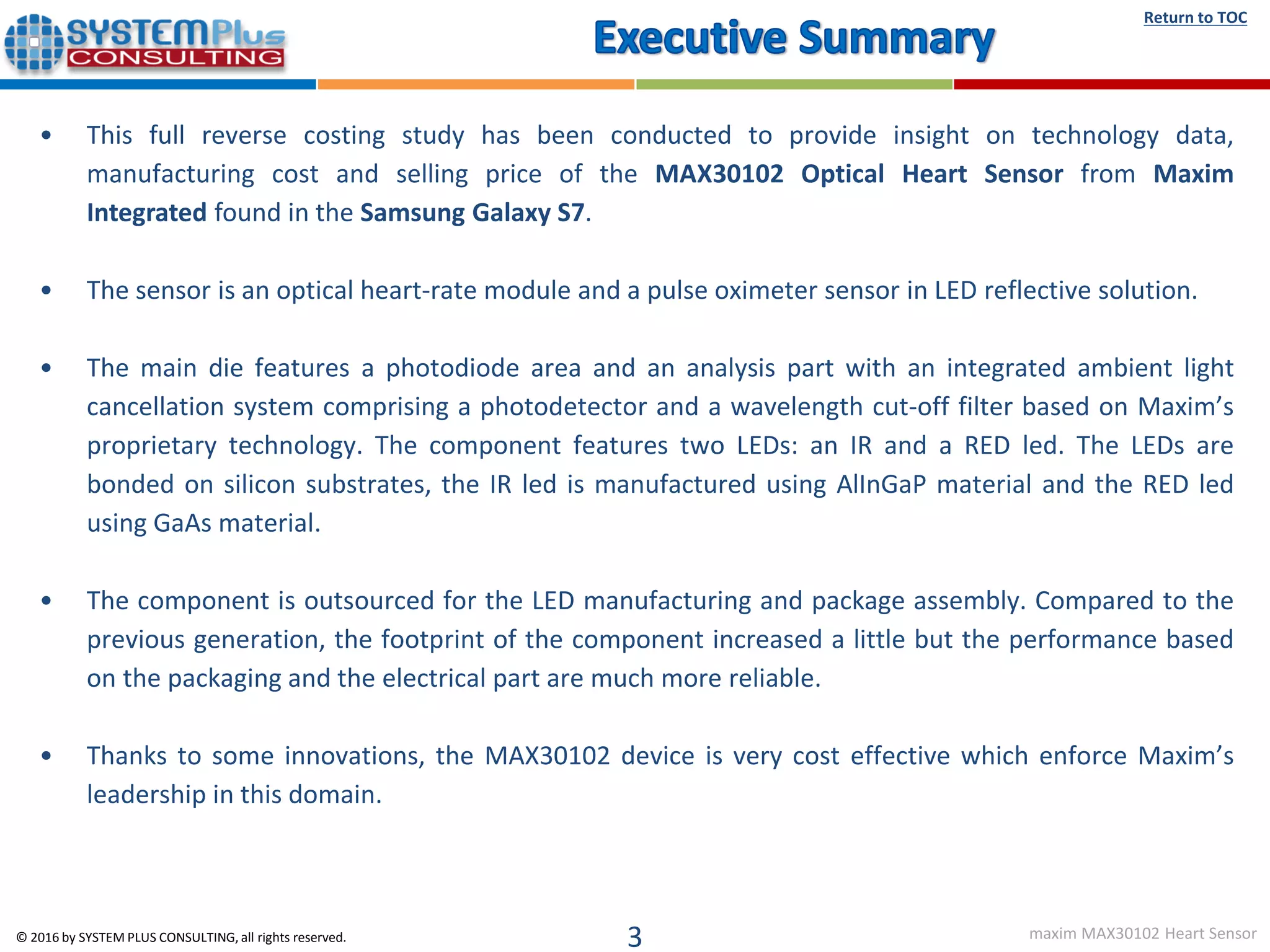 Maxim Integrated MAX30102 Optical Heart-Rate Sensor 2016 teardown ...