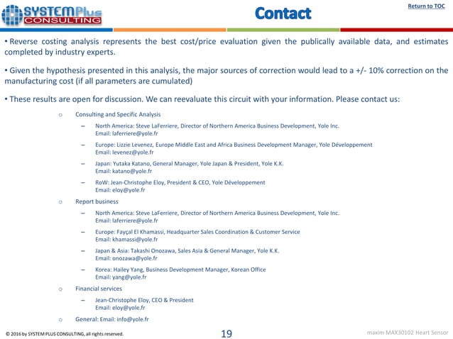 Maxim Integrated MAX30102 Optical Heart-Rate Sensor 2016 teardown ...