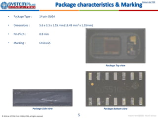 Maxim Integrated MAX30102 Optical Heart-Rate Sensor 2016 teardown ...