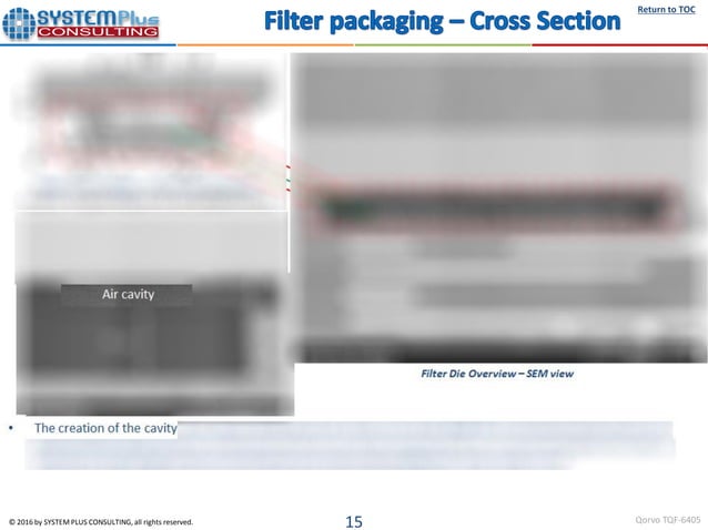 Qorvo TQF6405 High Band FEM SMR-BAW Filter iPhone 6s Plus 2016 teardown reverse costing report ...