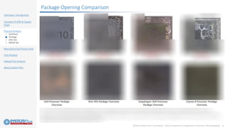 2016 Comparison of Application Processor Packaging - teardown reverse ...