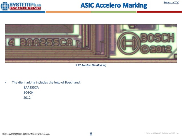 Bosch Sensortec BMX055 9-Axis MEMS IMU teardown reverse costing report ...