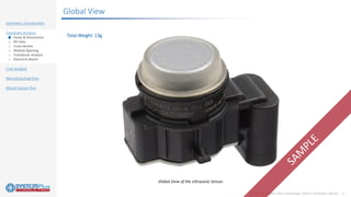 Bosch Mobility Ultrasonic Sensor 2017 teardown reverse costing report ...