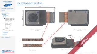 Camera Module Physical Analyses Overview 2017 teardown reverse costing ...