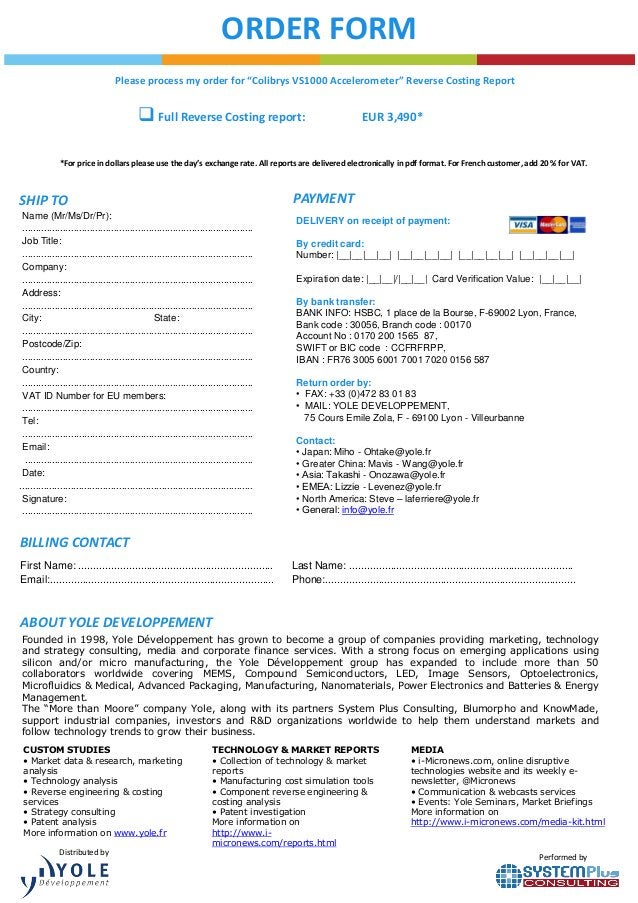 Safran Colibrys VS1000 Series - teardown reverse costing report ...