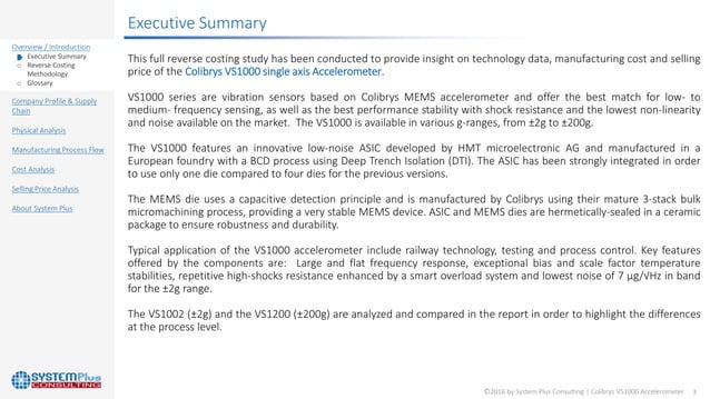 Safran Colibrys VS1000 Series - teardown reverse costing report ...