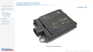 Continental ARS4-A 77GHz Radar 2017 teardown reverse costing report ...
