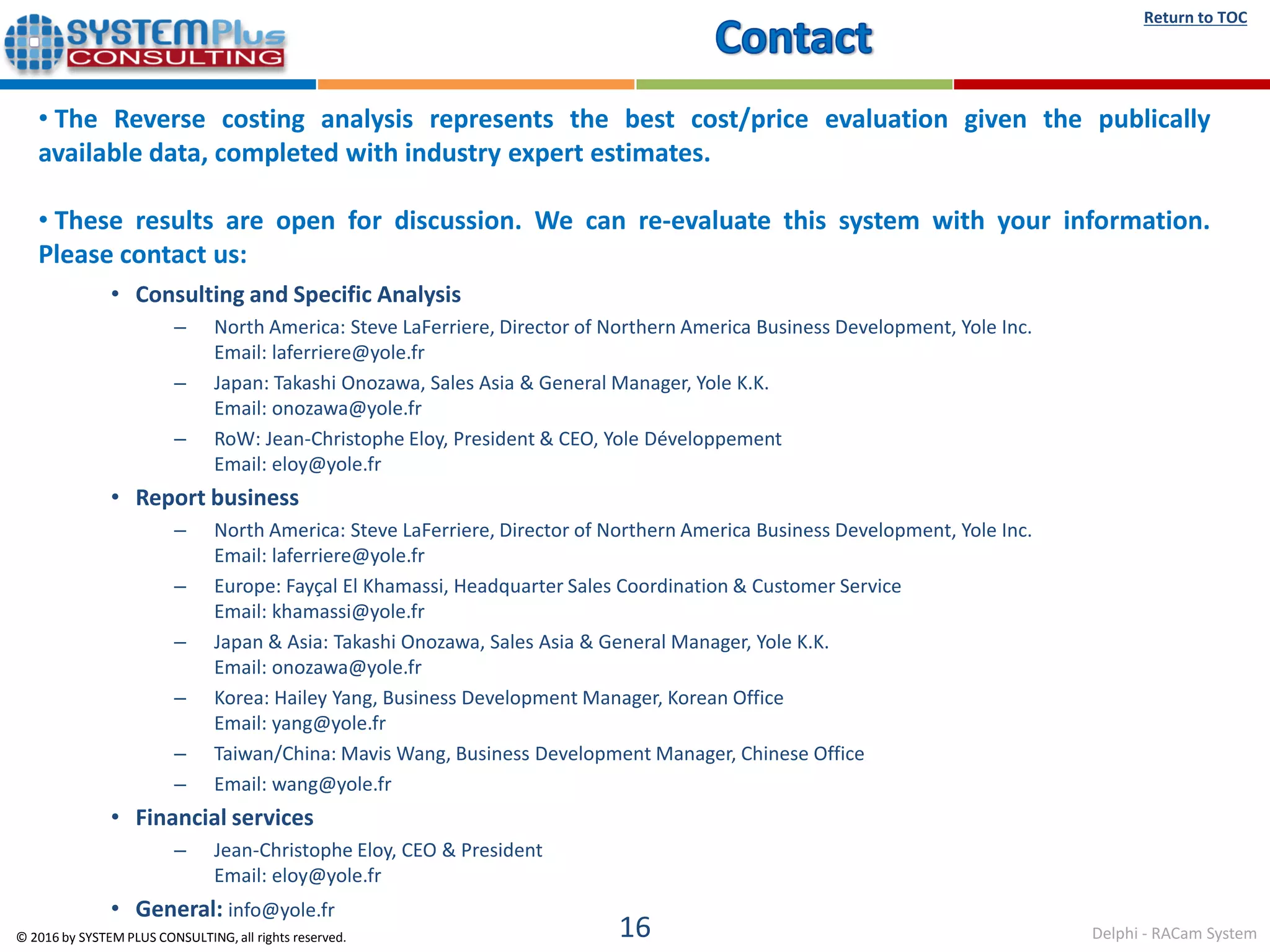 Delphi Integrated Radar and Camera System (RACam) 2016 teardown reverse ...