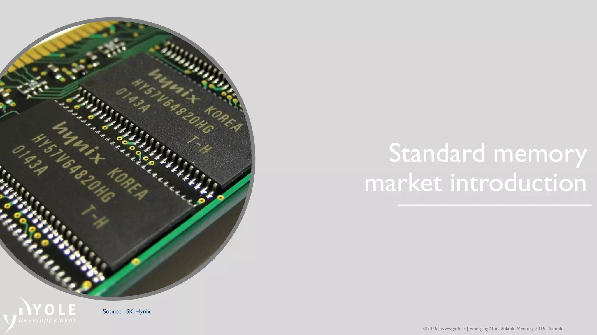 Yole Emerging Non-Volatile Memory - 2016 Report by Yole Developpement | PDF