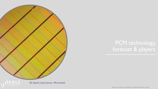 Yole Emerging Non-Volatile Memory - 2016 Report by Yole Developpement | PDF