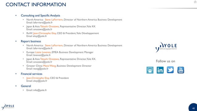 Yole Emerging Non-Volatile Memory - 2016 Report by Yole Developpement ...