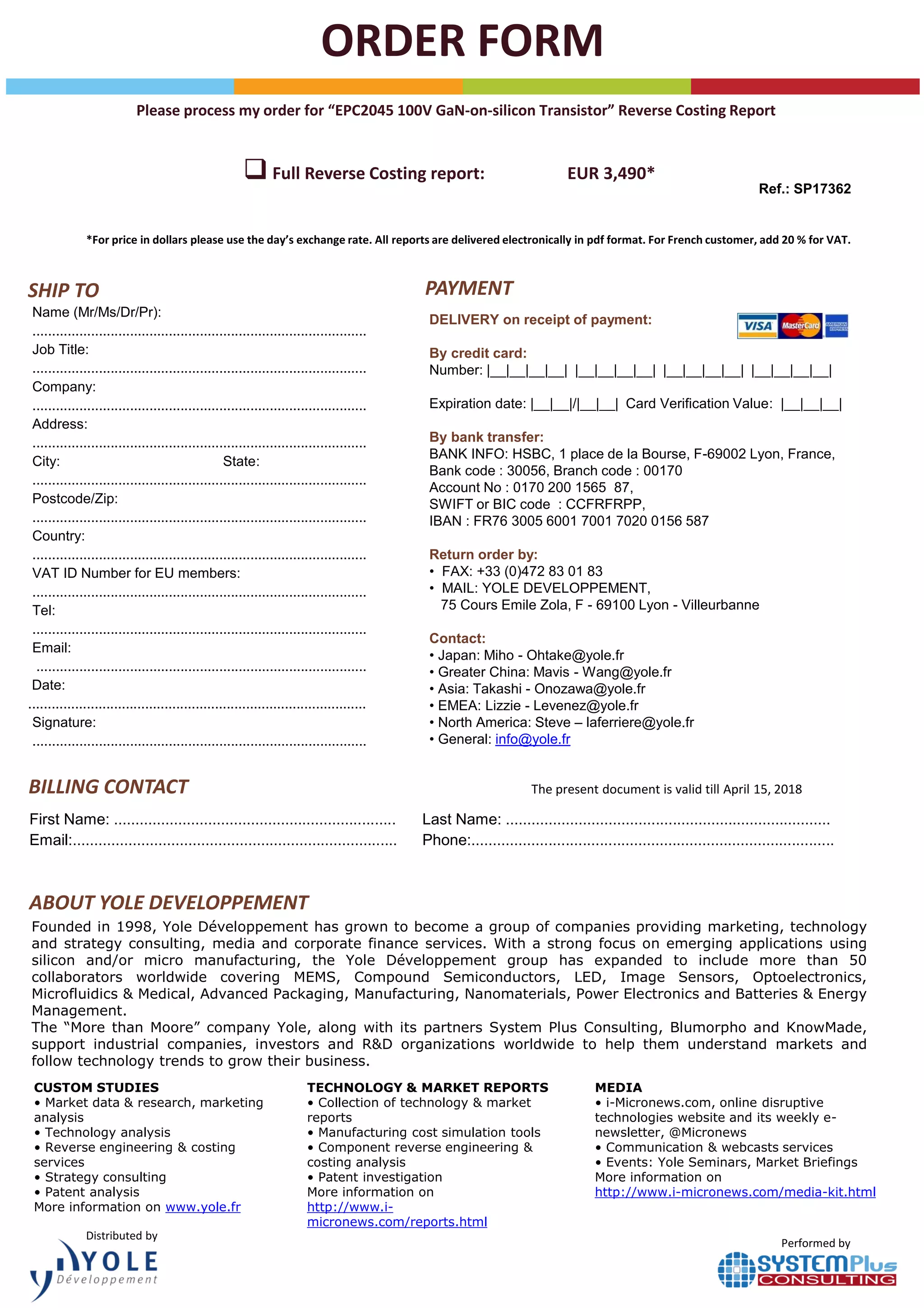 EPC2045 100V GaN-on-Silicon Transistor 2017 teardown reverse costing ...