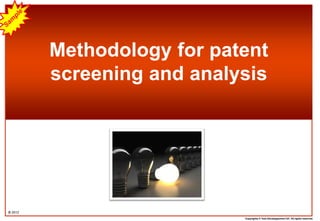 FOWLP Patent Analysis 2012 Report by Yole Developpement | PDF