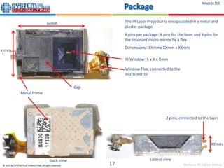 Yole Intel RealSense 3D camera module and STM IR laser 2015 teardown ...