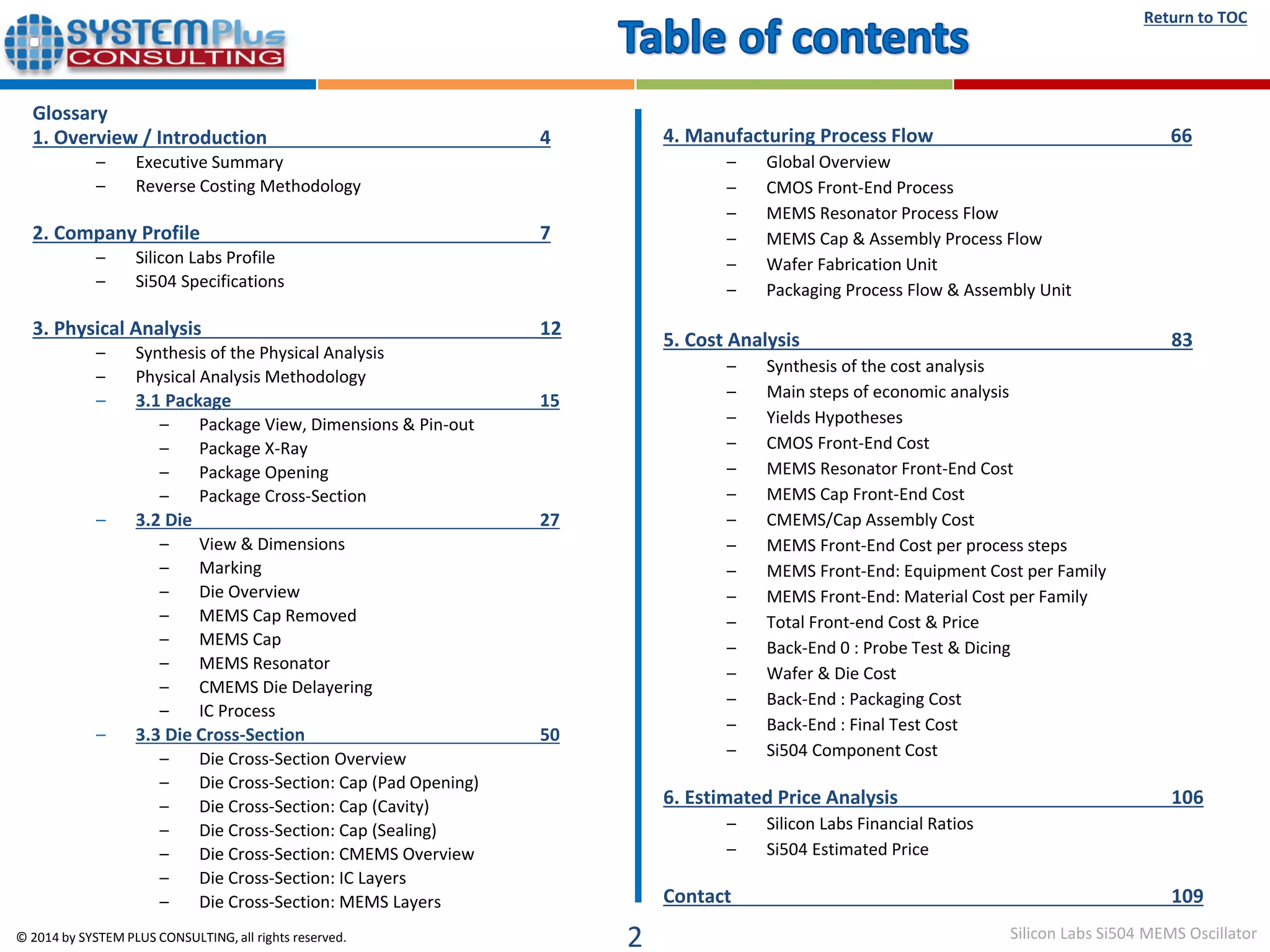 Silicon Labs CMEMS Oscillator teardown reverse costing report by ...