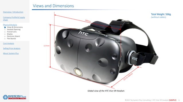 HTC Vive Virtual Reality Head-Mounted Display - teardown reverse ...