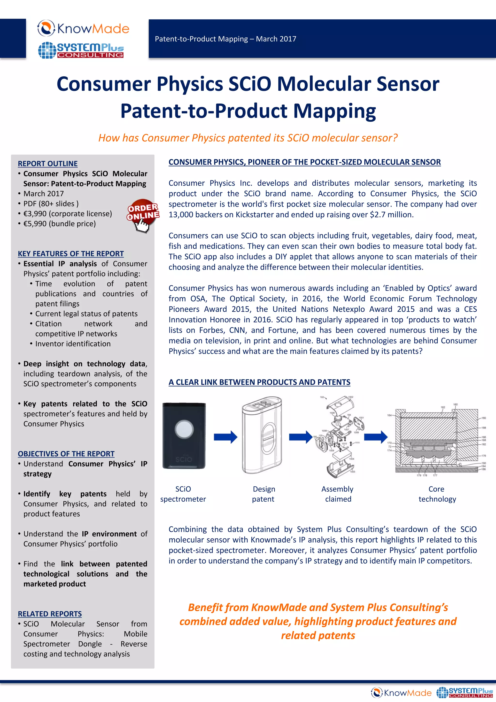 SCiO Molecular Sensor from Consumer Physics: Mobile Spectrometer Dongle - teardown reverse ...