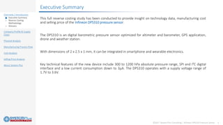 Infineon DPS310 Capacitive Pressure Sensor | PDF