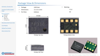 Infineon DPS310 Capacitive Pressure Sensor | PDF