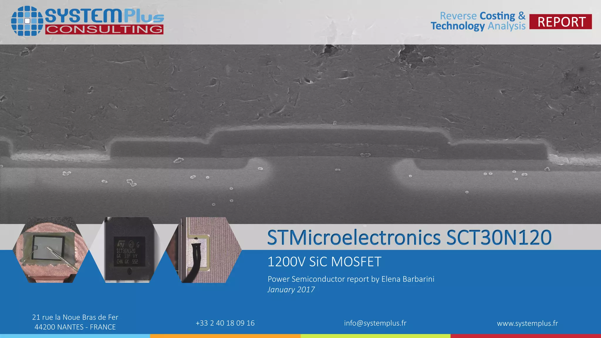 STMicroelectronics 1200V SiC MOSFET STC30N120 - teardown reverse ...