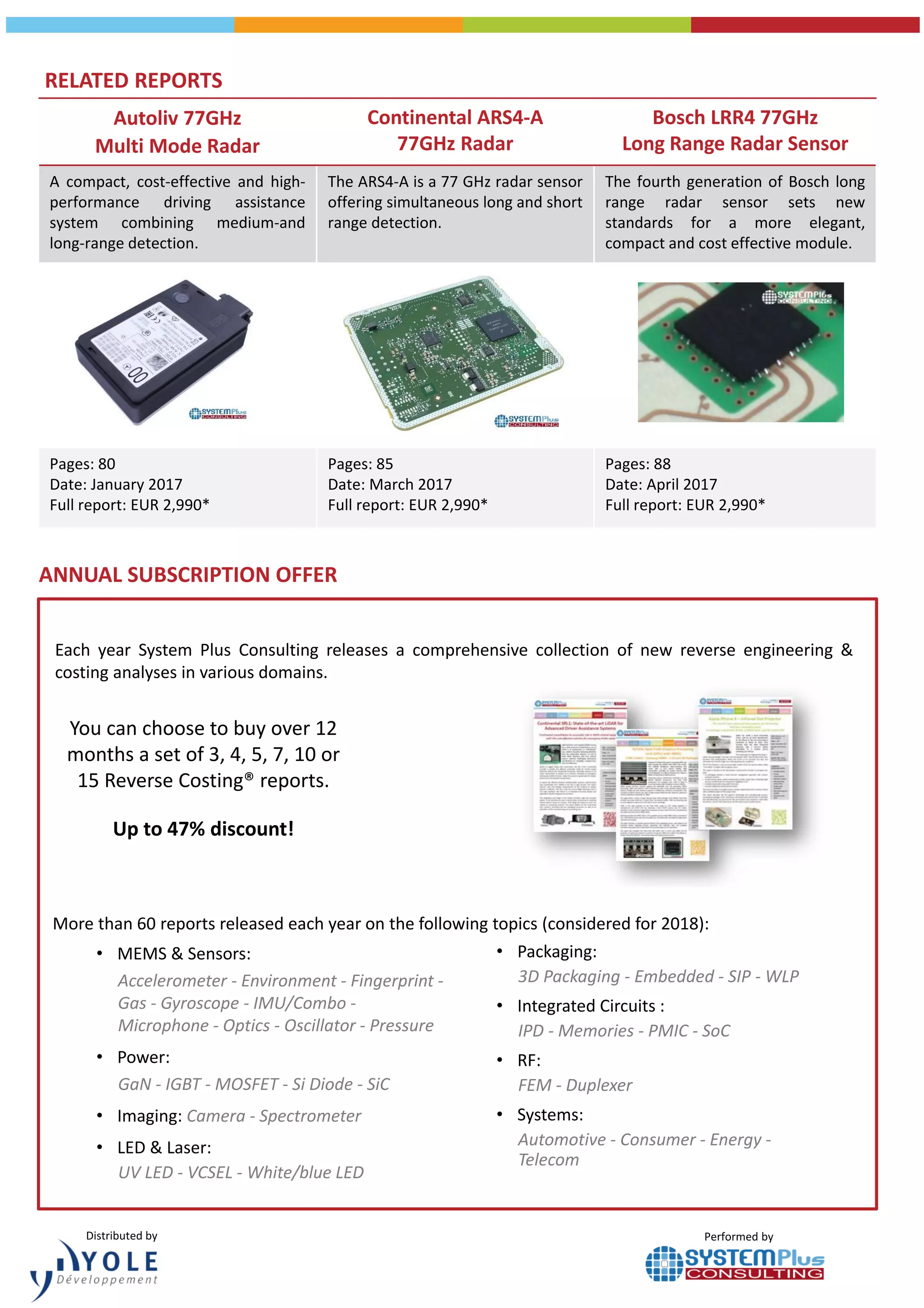 Continental SRR3-B 24GHz Blind-Spot Radar - 2018 teardown reverse ...