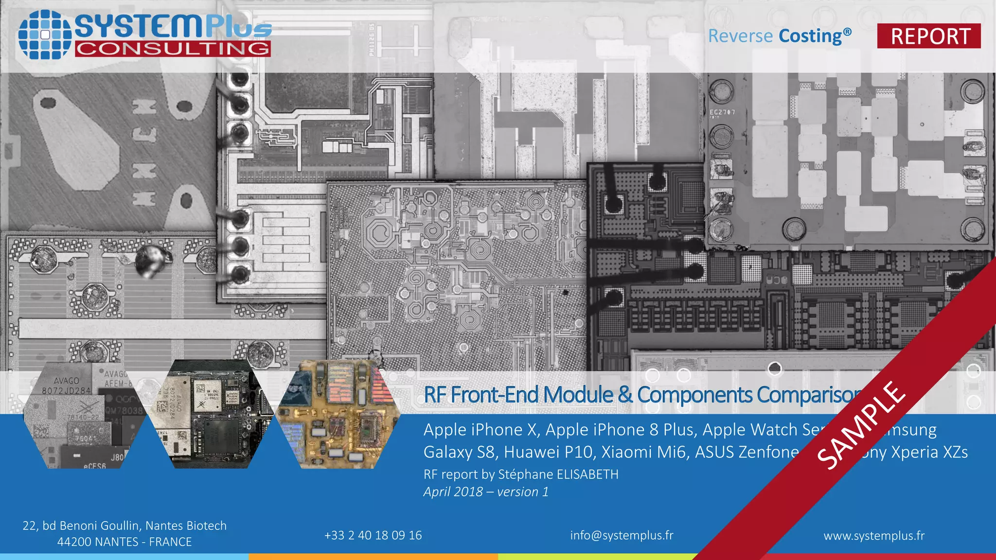 RF Front-End Module Comparison 2018 report published by System Plus | PDF
