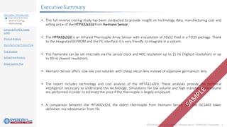 Heimann Sensor 32 x 32-array thermopile LWIR image sensor with silicon ...