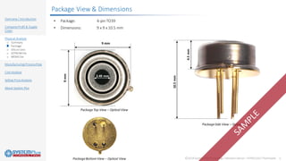 Heimann Sensor 32 x 32-array thermopile LWIR image sensor with silicon ...
