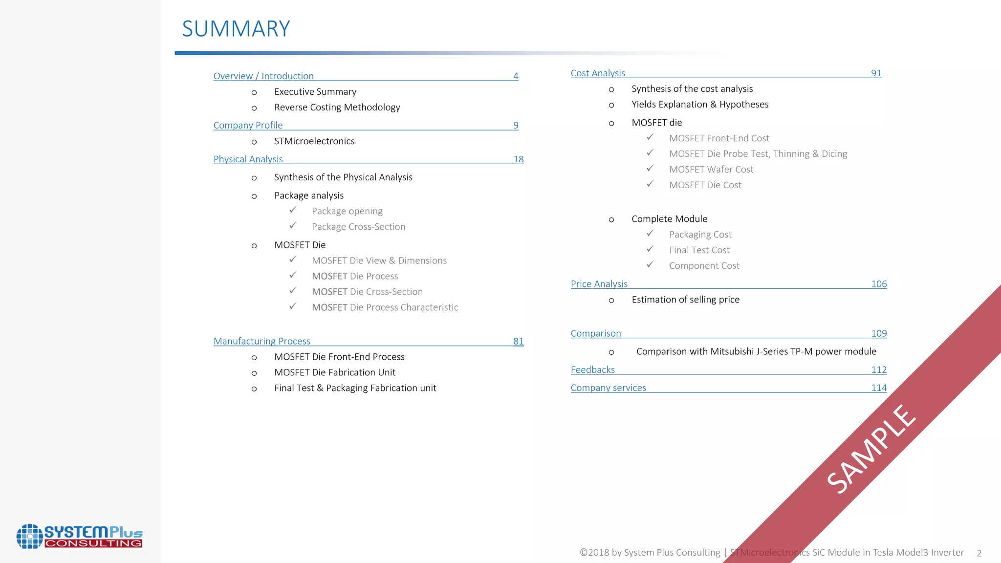 Tesla Model 3 Inverter with SiC Power Module from STMicroelectronics | PDF
