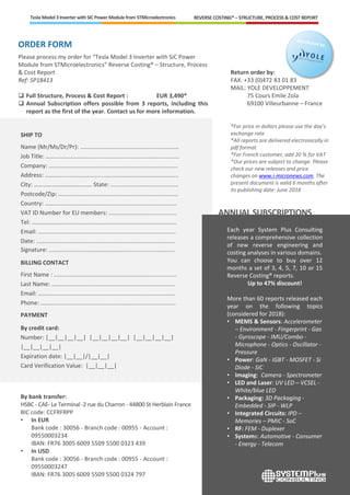 Tesla Model 3 Inverter with SiC Power Module from STMicroelectronics | PDF