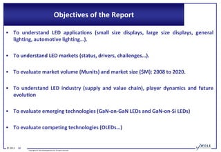 Status of the LED Industry 2013 Report by Yole Developpement | PPT