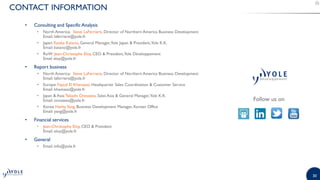 Status of Panel-Level Packaging & Manufacturing 2015 Report by Yole ...
