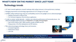 Status of The Advanced Packaging Industry_Yole Développement report | PDF
