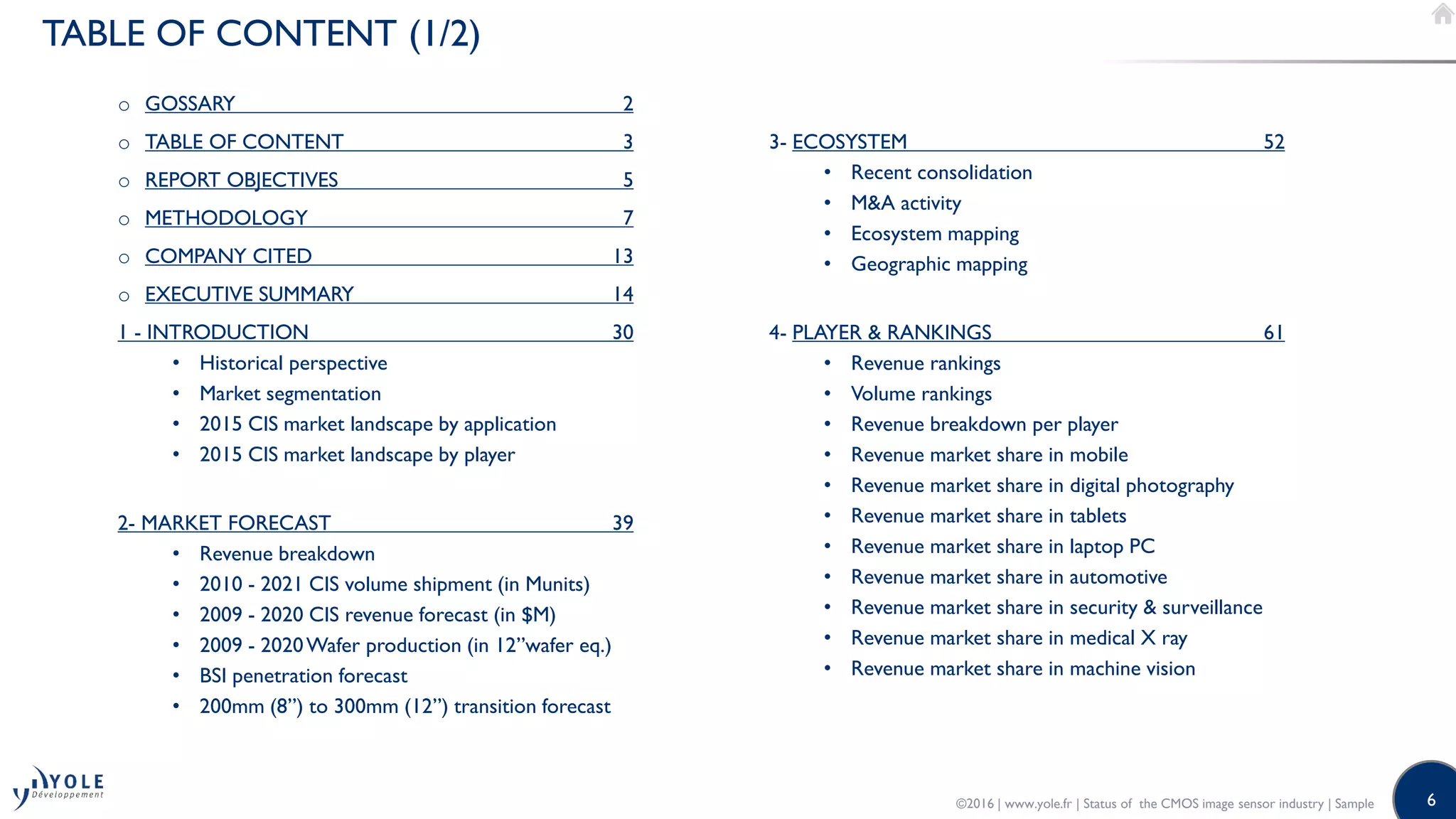 Status of the CMOS Image Sensor Industry 2016: New Dynamics in Market ...