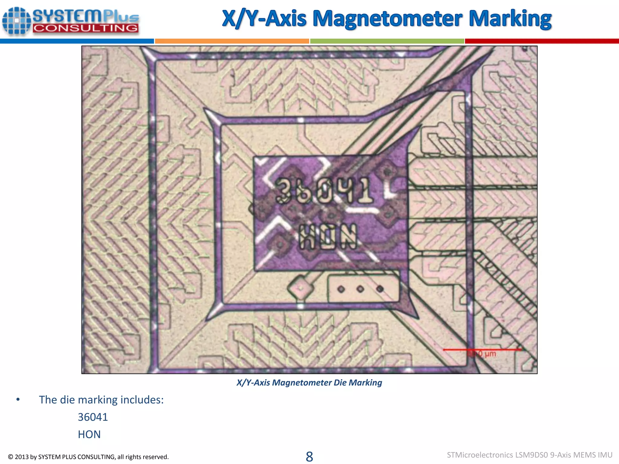 STMicroelectronics LSM9DS0 9-Axis MEMS IMU teardown reverse costing ...