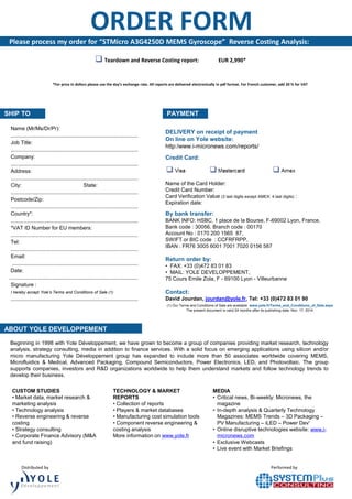 STMicroelectronics A3G4250D Automotive 3-Axis MEMS Gyroscope teardown ...