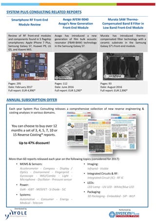 Taiyo Yuden SAW and BAW Band 7 Duplexer integrated into Skyworks ...