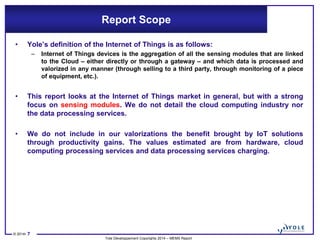 6- & 9-Axis Sensors Consumer Inertial Combos 2014 Report by Yole ...