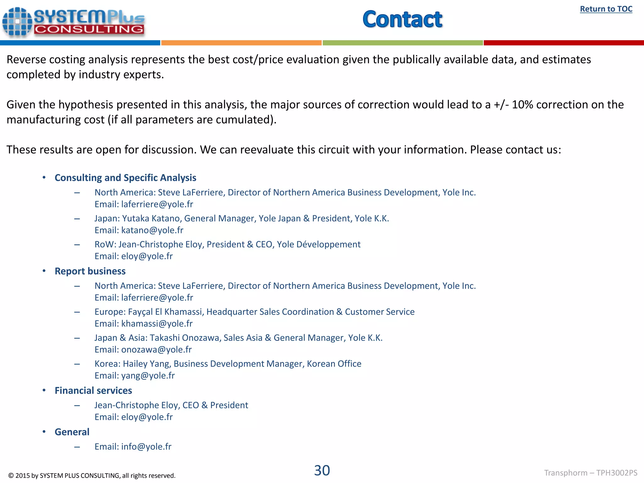 Transphorm TPH3002PS 600V GaN on Silicon HEMT 2015 teardown reverse ...