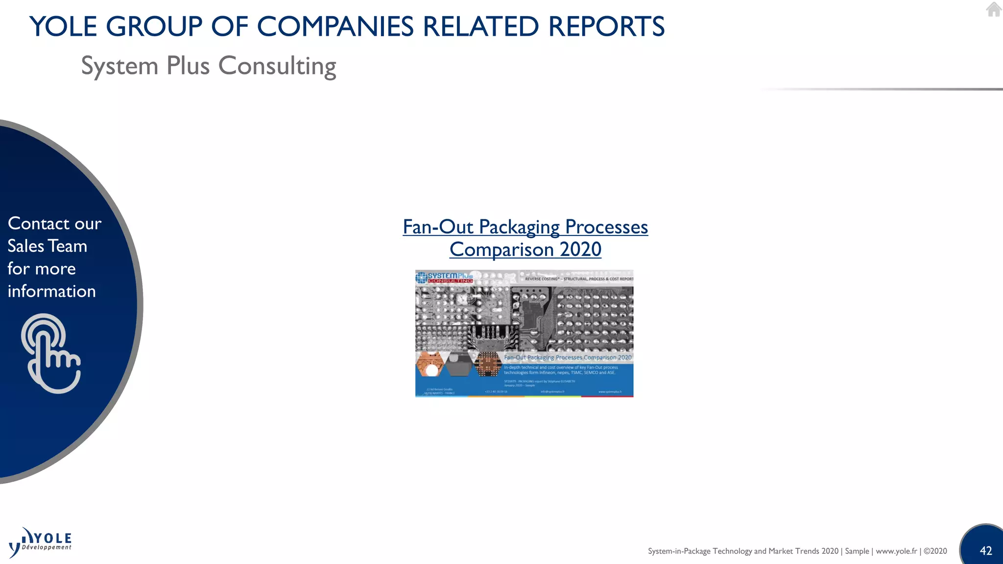 System-in-Package Technology and Market Trends 2020 report by Yole ...