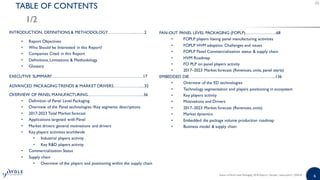 Status of Panel Level Packaging 2018 Report by Yole Developpement | PDF