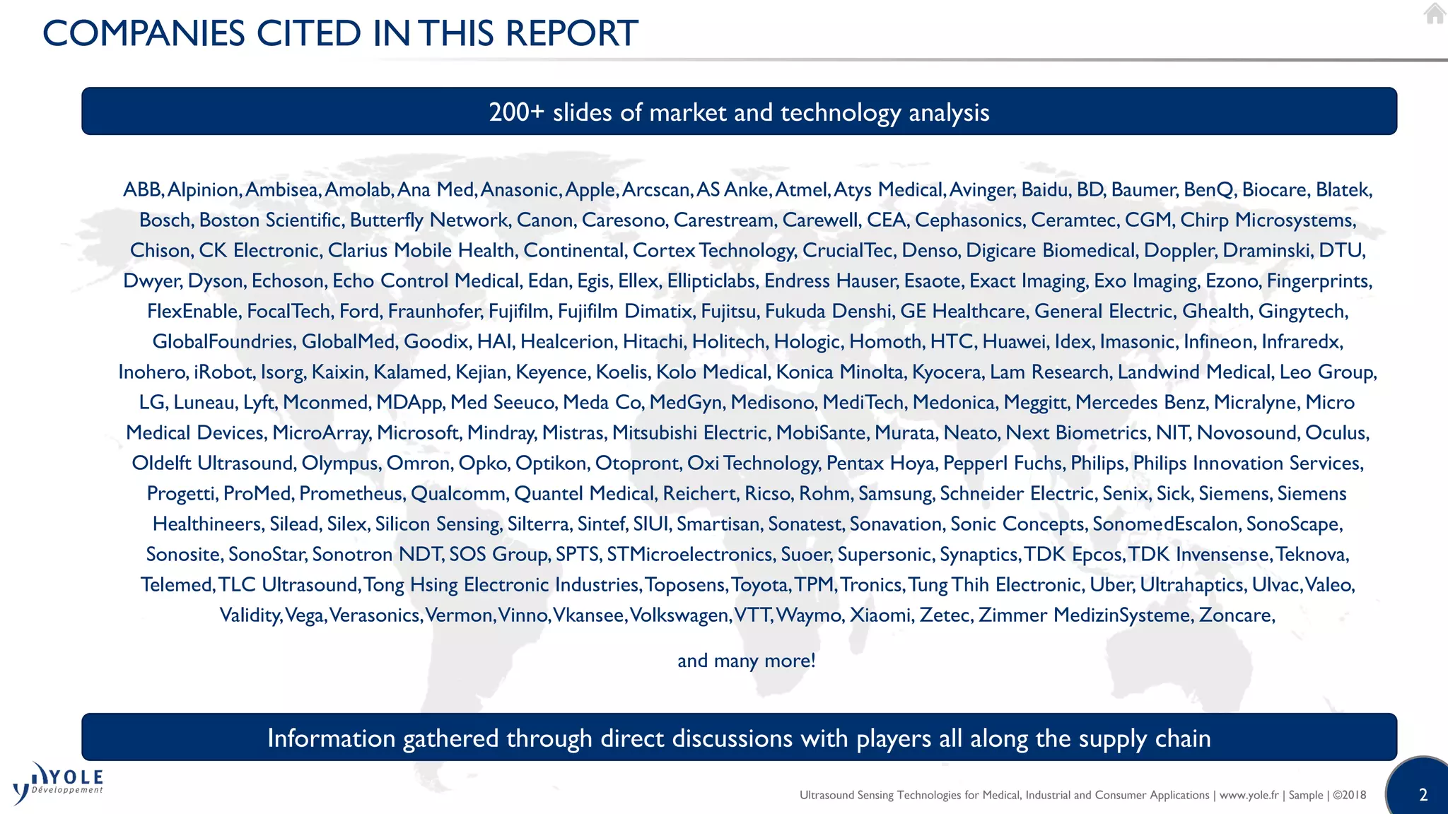 Ultrasound Sensing Technologies for Medical, Industrial and Consumer Applications 2018 Report by ...