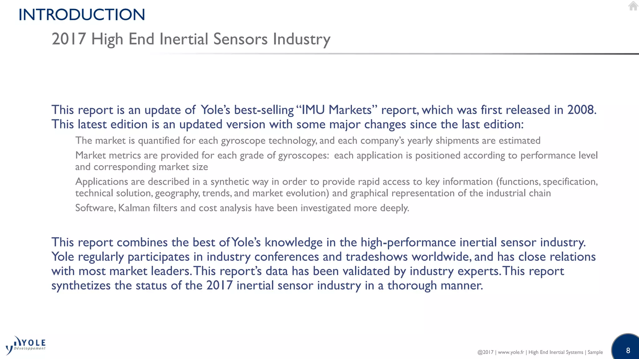 High-end Inertial Sensors for Defense, Aerospace, and Industrial ...