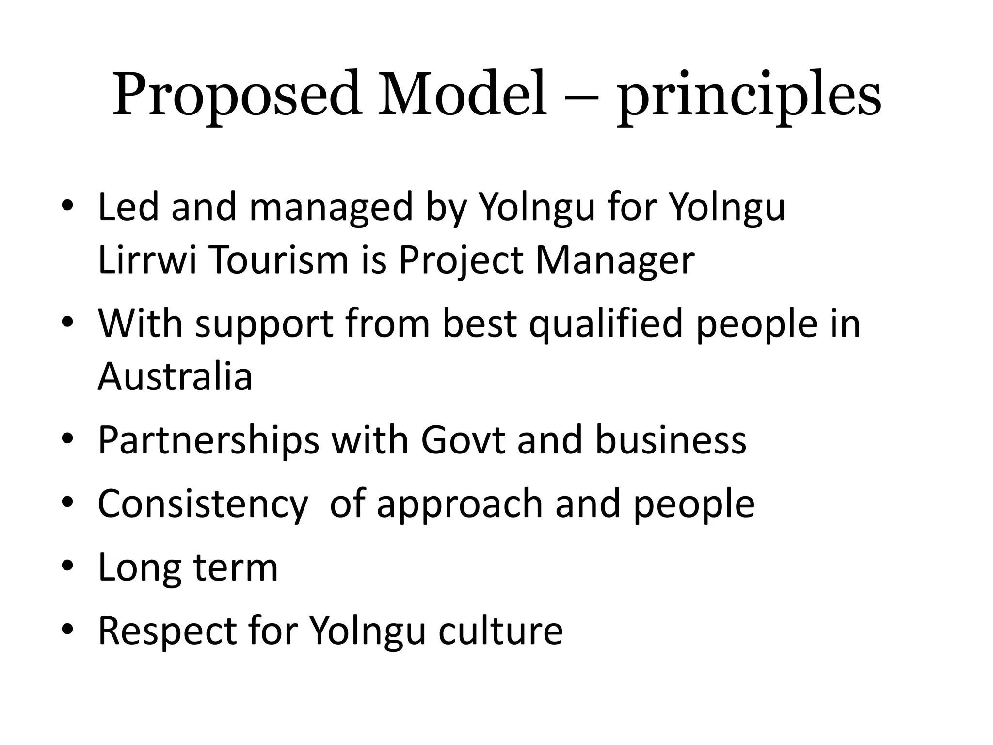Yolngu tourism masterplan presentation | PPTX